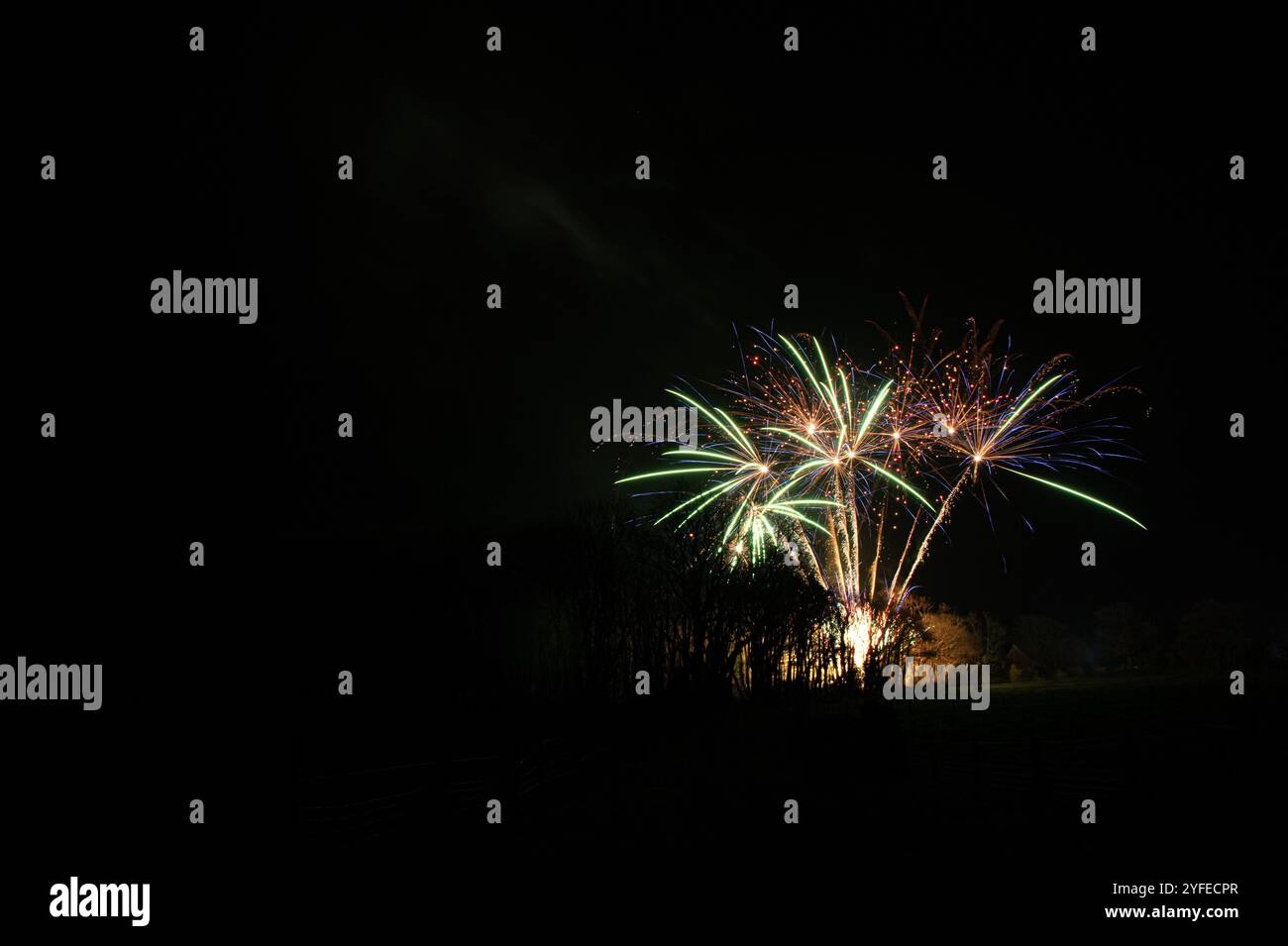 Fireworks Bonfire night 4th july new year diwali Chinese new year Stock ...