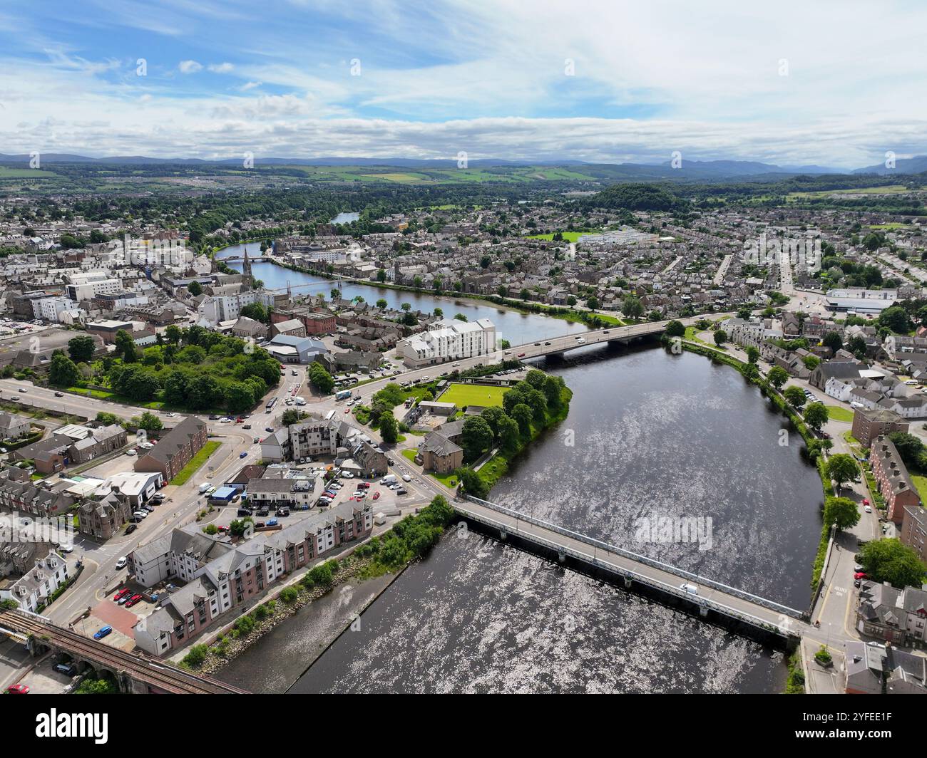 Ness river aerial hi-res stock photography and images - Alamy