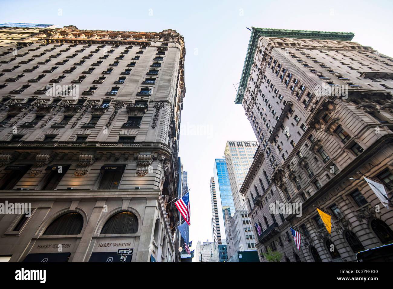 Architectural Grandeur: St. Regis and NYC Towers Stock Photo - Alamy