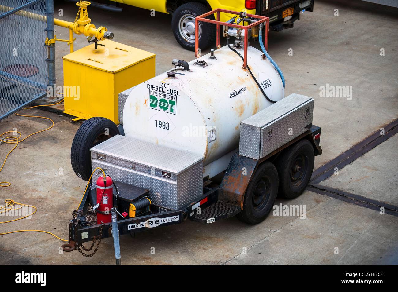 Diesel Fuel Tank Trailer - NYC Department of Transportation Stock Photo ...
