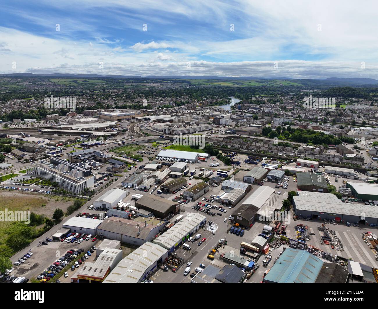 Industrial estate and aerial hi-res stock photography and images - Alamy