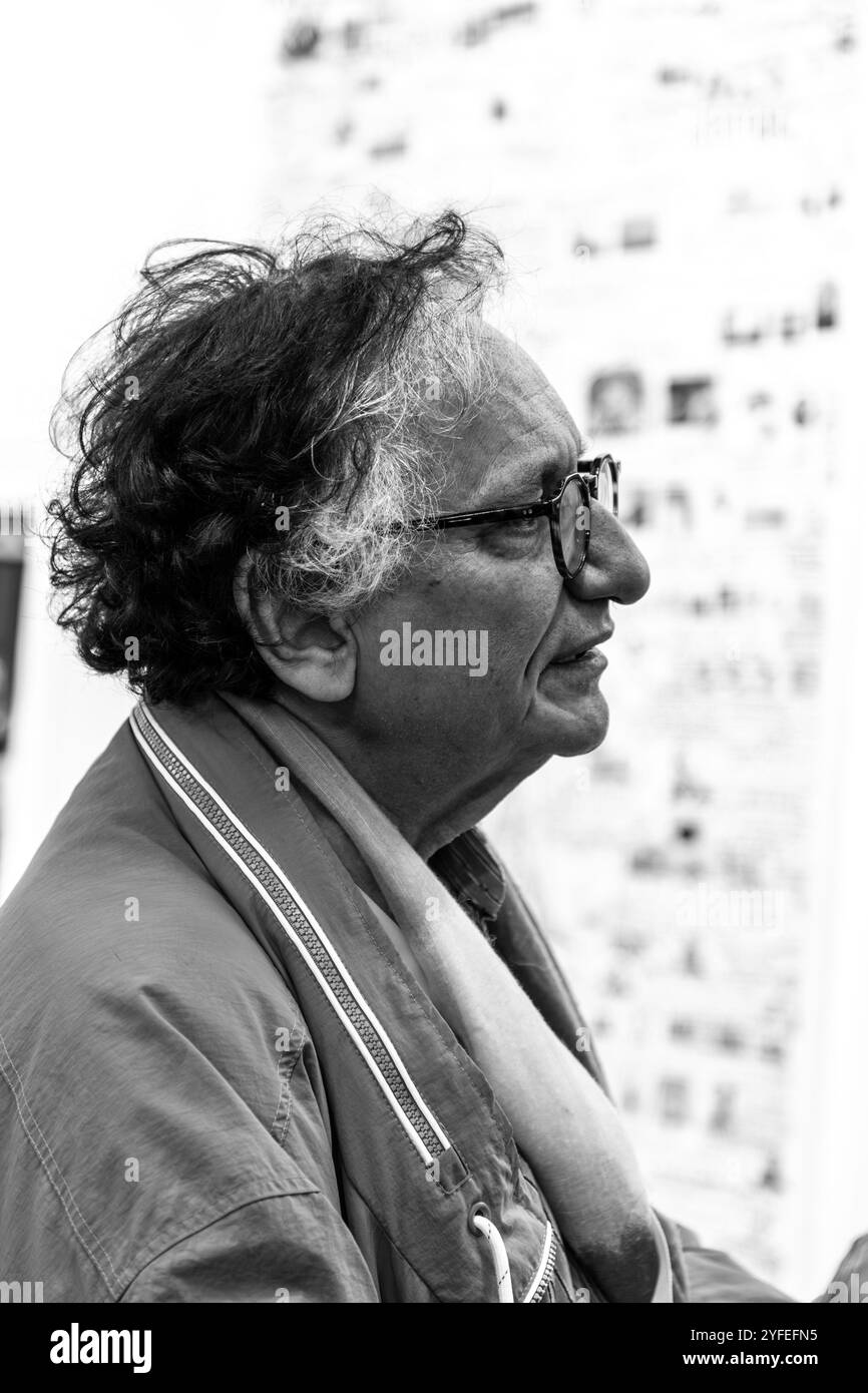 Istanbul, Turkiye - OCT 26, 2024: Bedri Baykam seen on the 19th edition ...