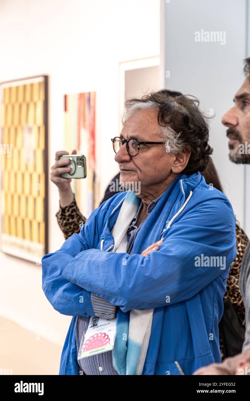 Istanbul, Turkiye - OCT 26, 2024: Bedri Baykam seen on the 19th edition ...