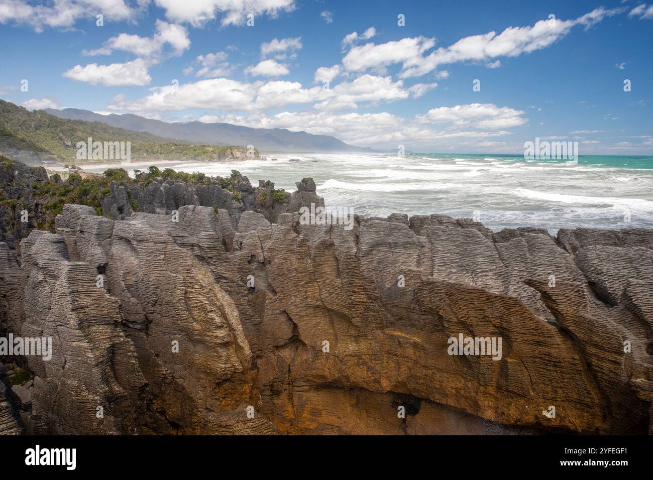 Punakaiki pancake rocks famous hi-res stock photography and images - Alamy
