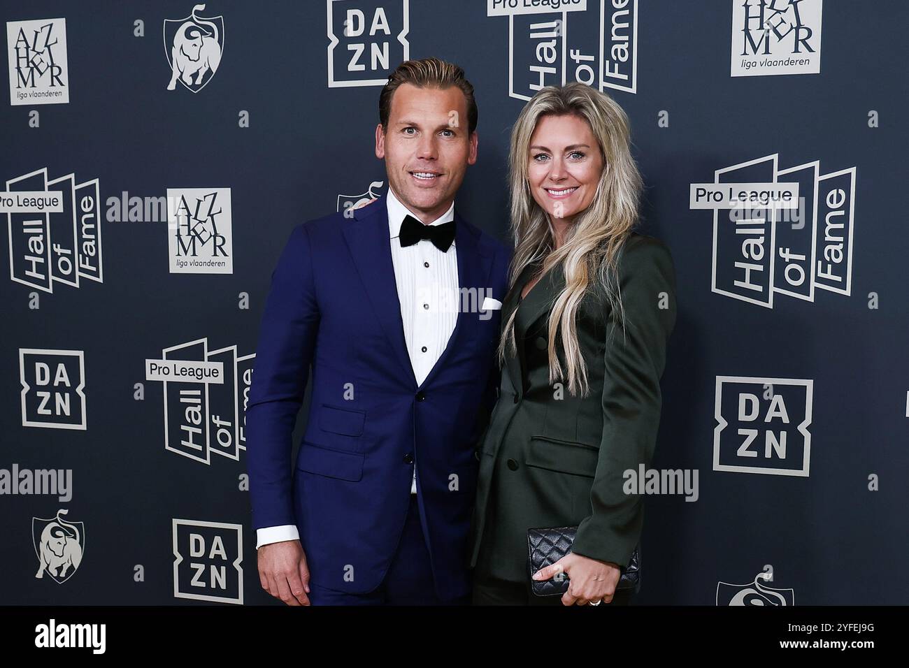 Brussels, Belgium. 04th Nov, 2024. Ruud Vormer and his wife Roos ...