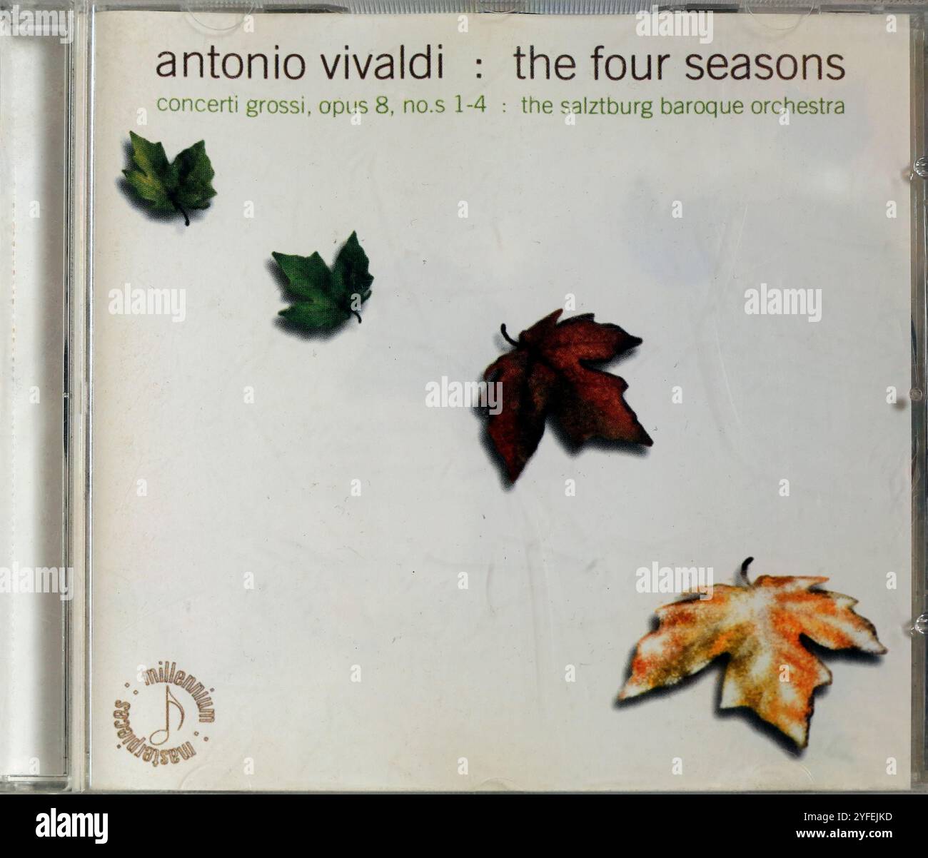 Antonio Vivaldi - The Four Seasons CD case / album cover. Studio set up ...