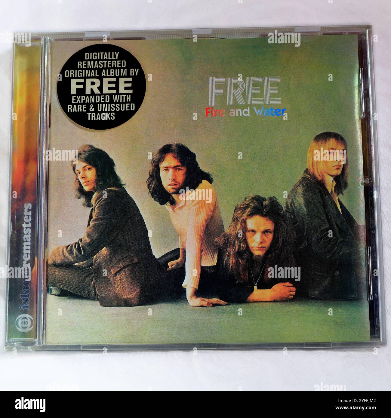 Fire and Water - Free (band) album cover / CD case on light background ...