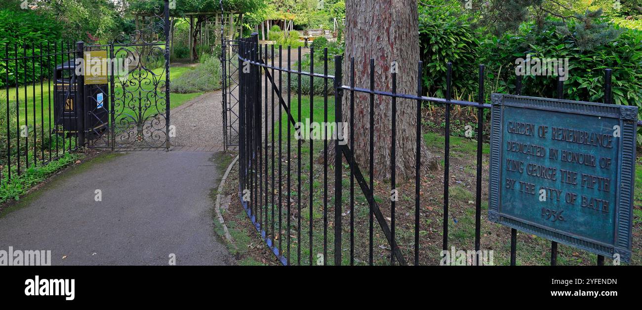 Garden of Remembrance, Henrietta Park - Henrietta Gardens - Bath ...