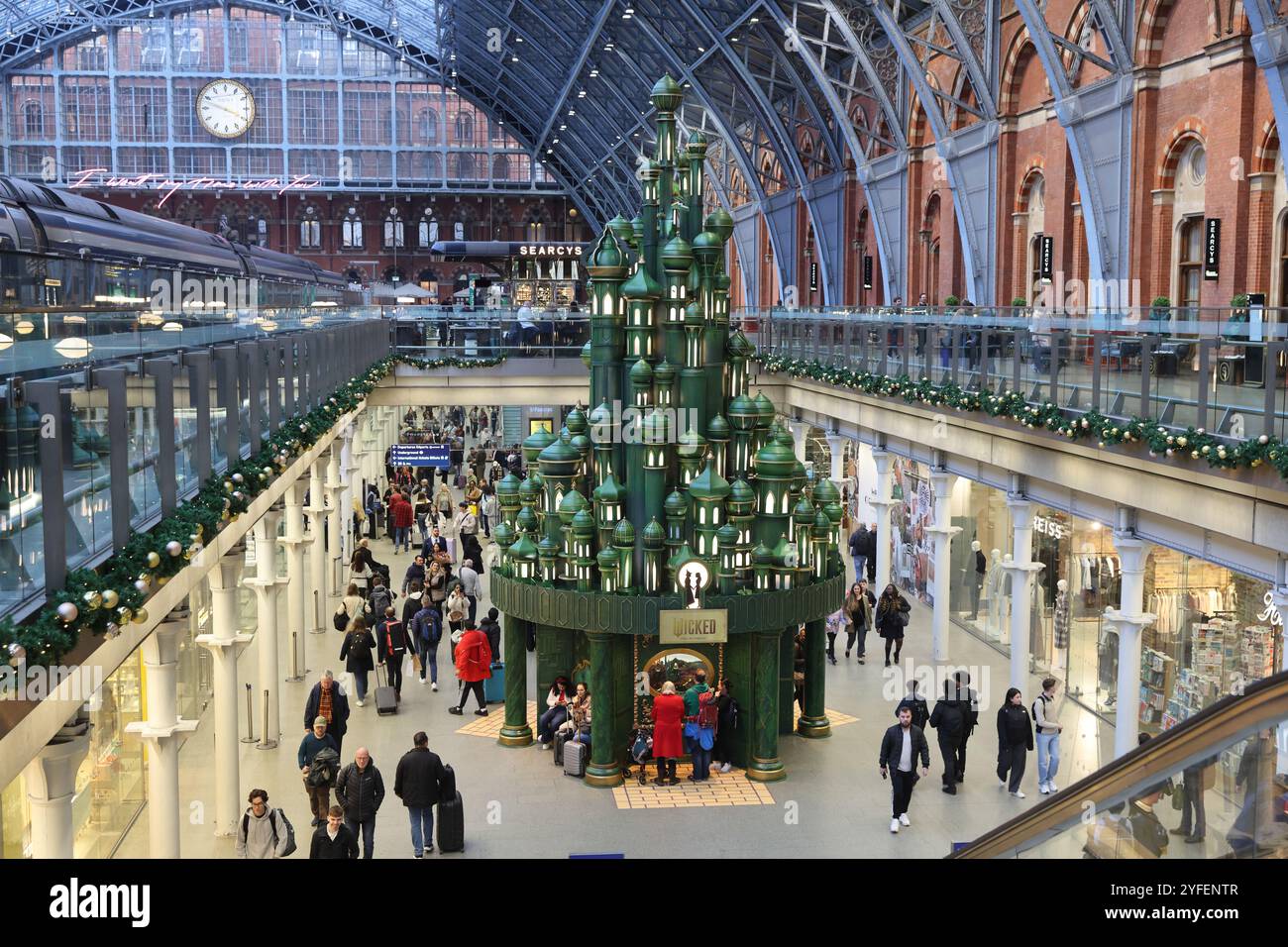 London, UK, 4th November. St Pancras International train station ...