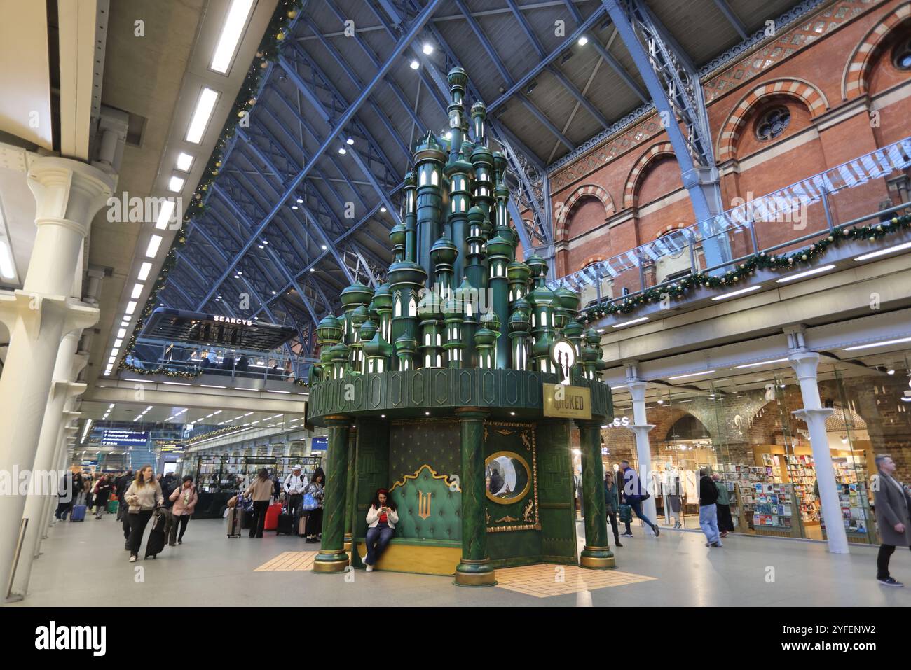 London, UK, 4th November. St Pancras International train station ...