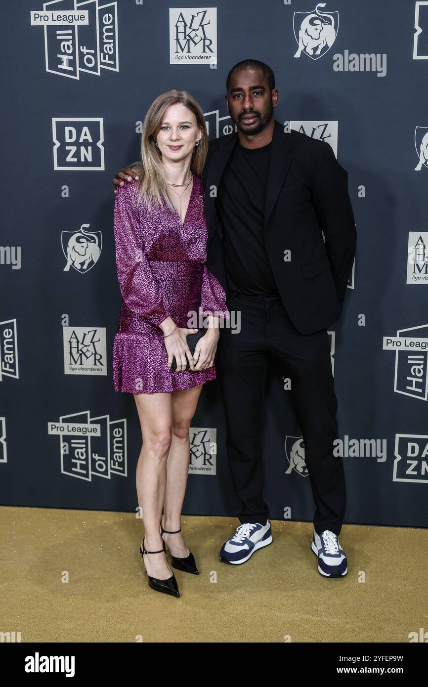 Brussels, Belgium. 04th Nov, 2024. Boubacar Copa pictured on the red ...