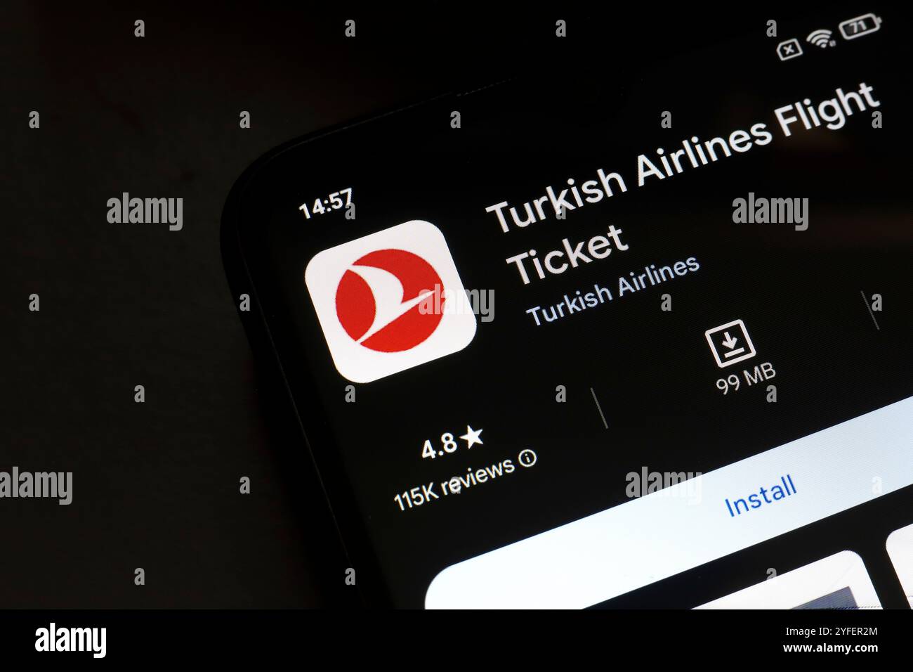 November 4, 2024, Brazil. In this photo illustration, the Turkish ...