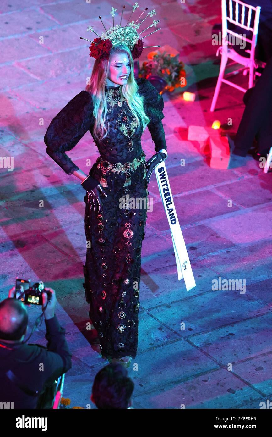 Mexico City, Mexico. 01st Nov, 2024. Miss Switzerland Laura Bircher ...