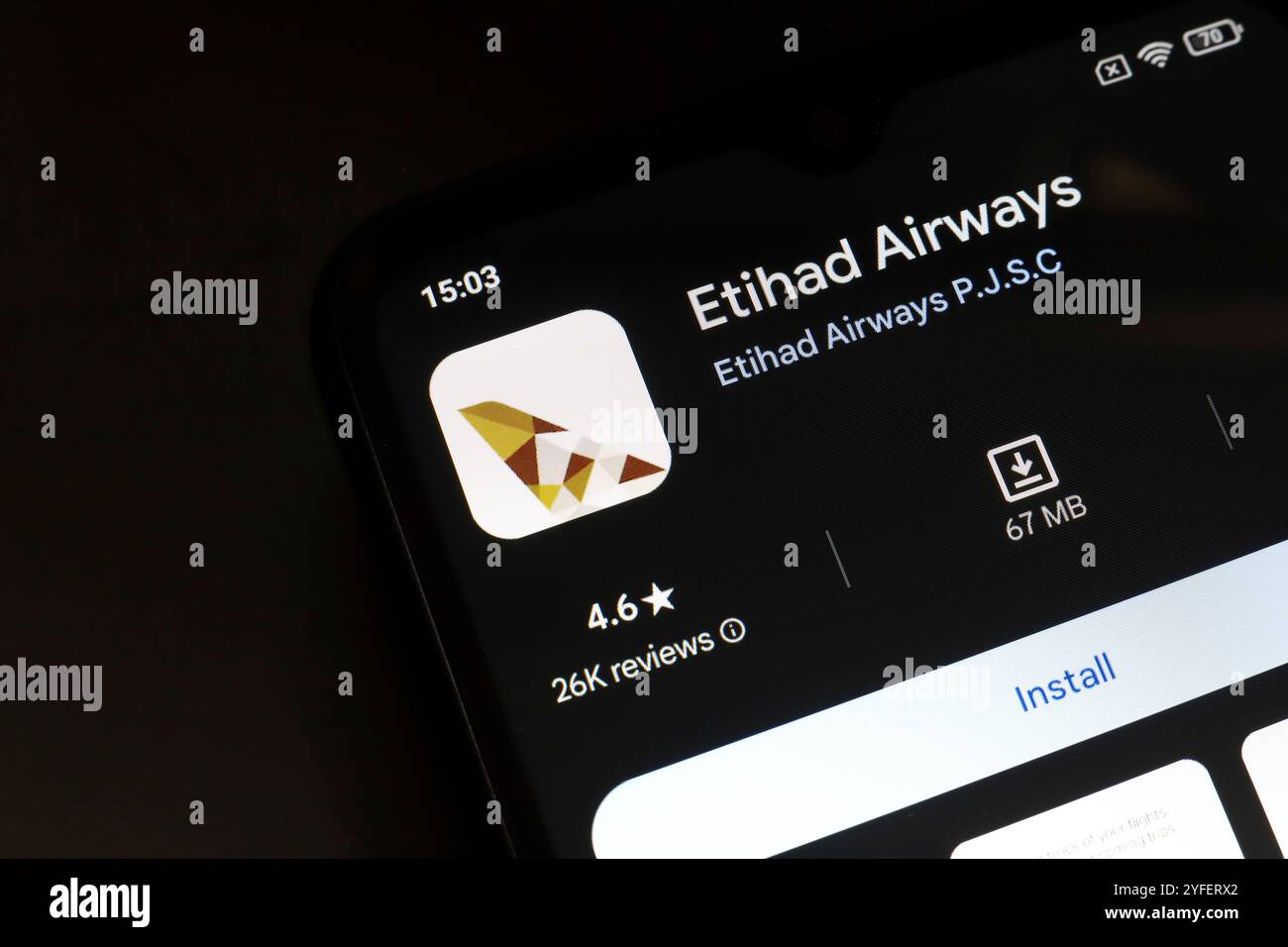 November 4, 2024, Brazil. In this photo illustration, the Etihad ...