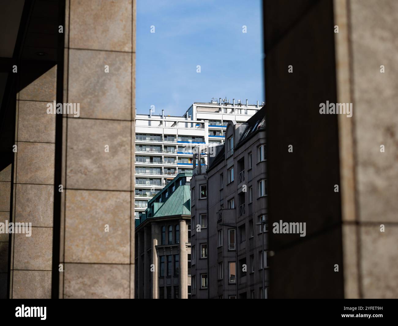 Different residential architecture in the city center of Berlin due to ...