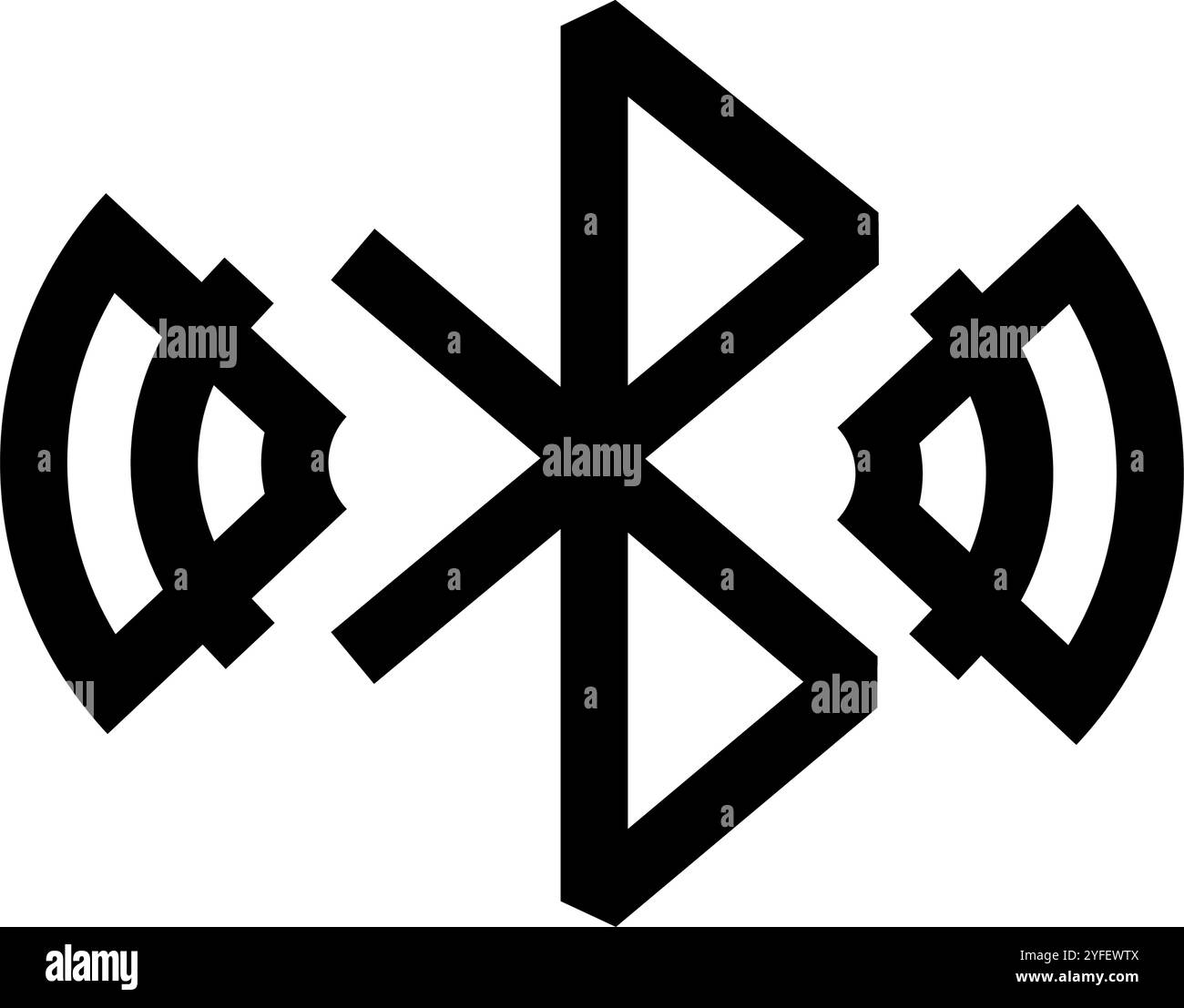 Bluetooth flat style vector sign Stock Vector Image & Art - Alamy