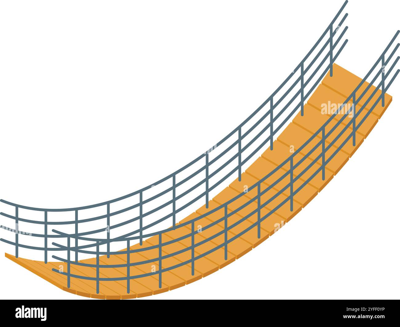 Modern bridge railing Stock Vector Images - Alamy