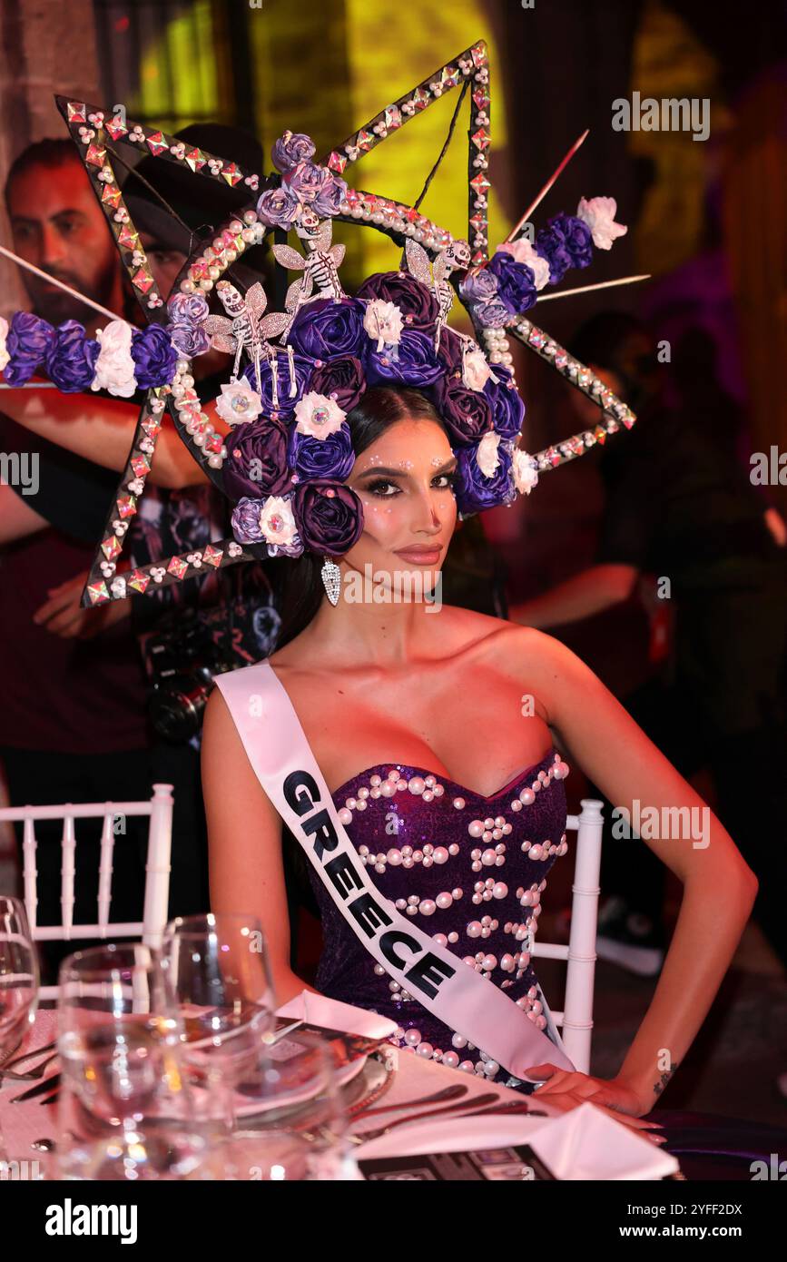 Mexico City, Mexico. 01st Nov, 2024. Miss Greece Christianna Katsieri ...