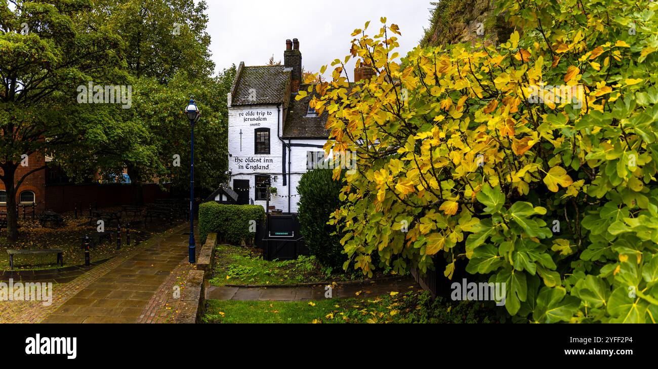 The oldest pub of England located in Nottingham, a city in central ...