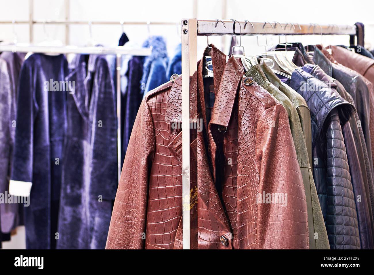 Leather jackets hi-res stock photography and images - Alamy