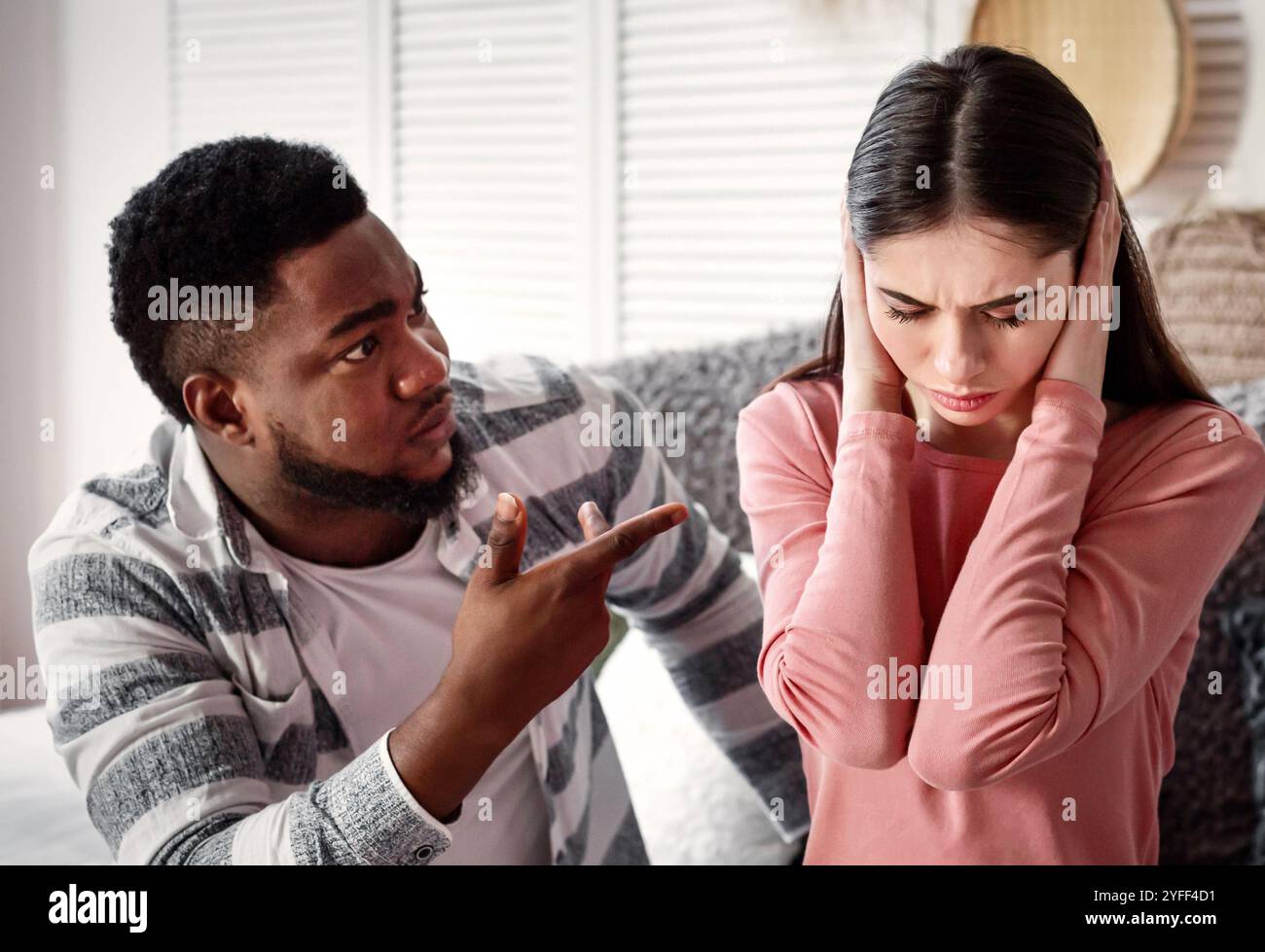 Woman scolds hi-res stock photography and images - Alamy
