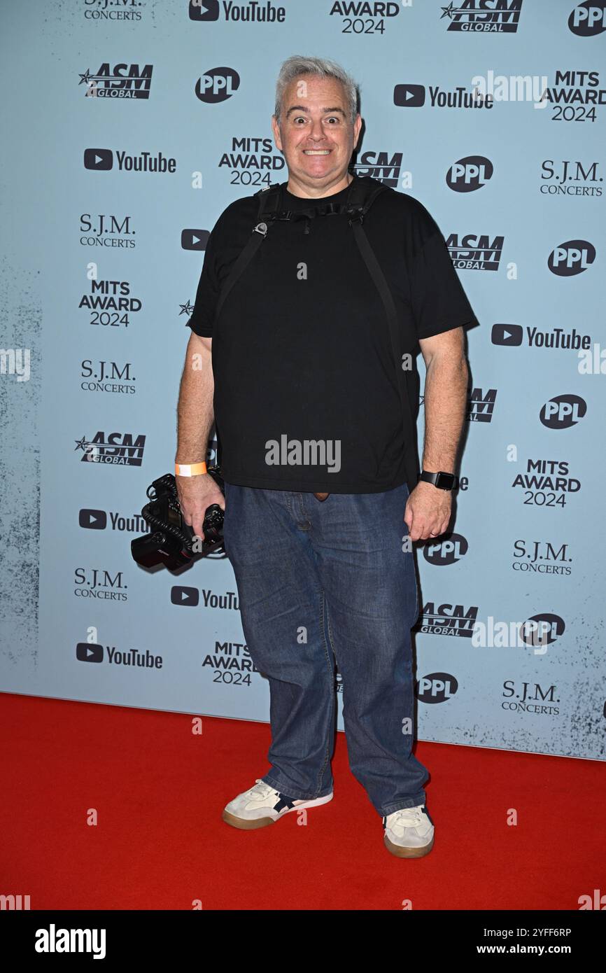 London, UK. November 4th, 2024. arriving at the Music Industry Trusts ...