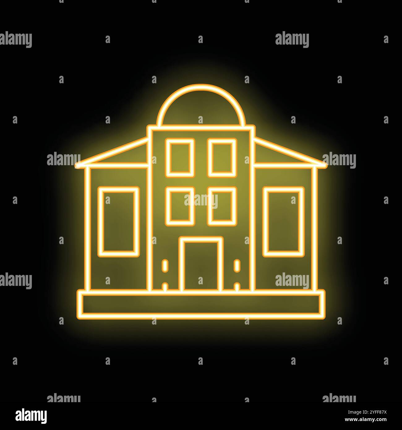 Dome glowing neon sign hi-res stock photography and images - Alamy