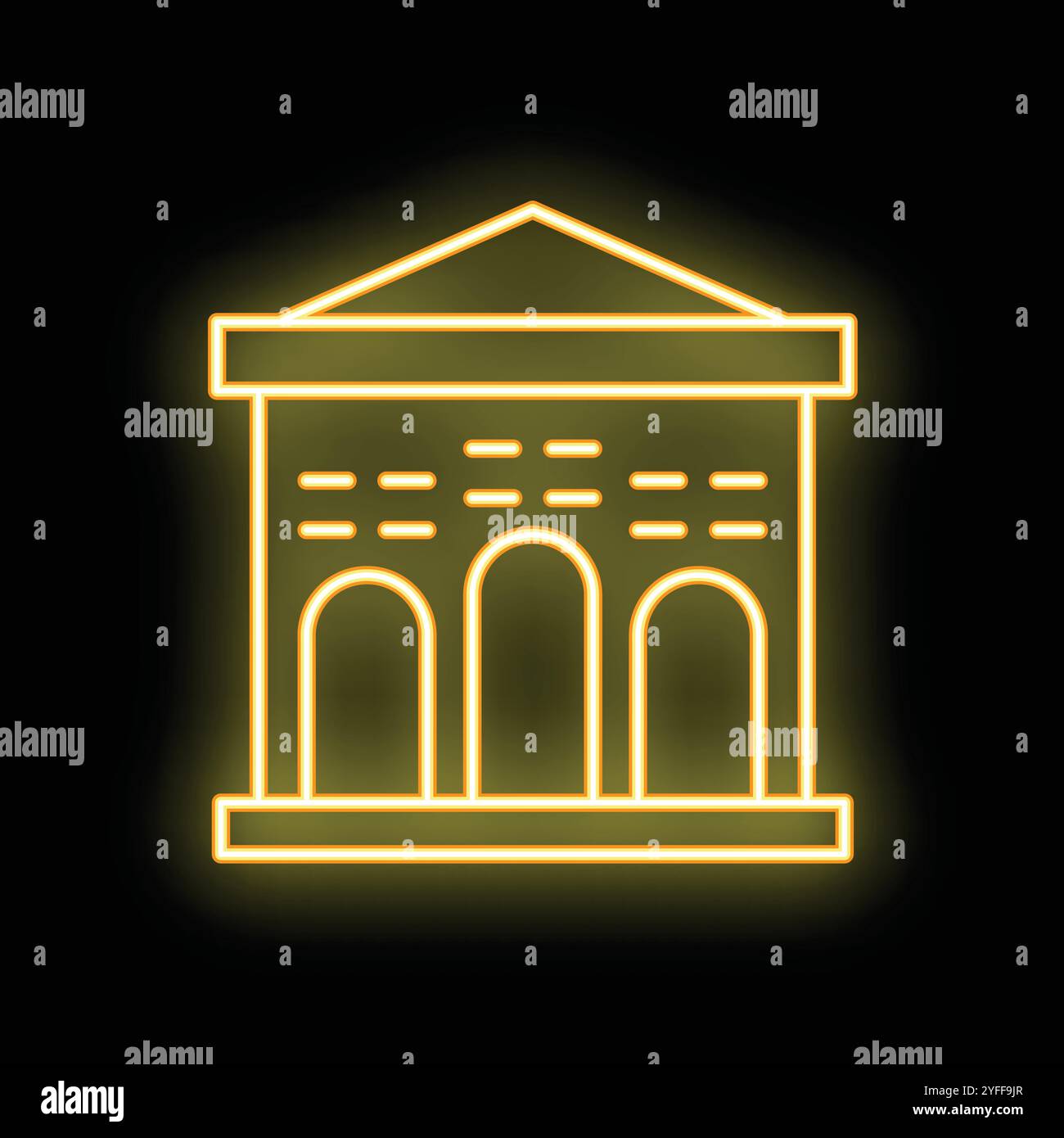 Illuminated columns Stock Vector Images - Alamy