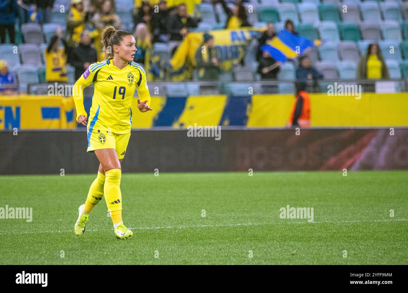 Gothenburg, Sweden. Oct 29th 2024. Johanna Rytting Kaneryd for Sweden ...