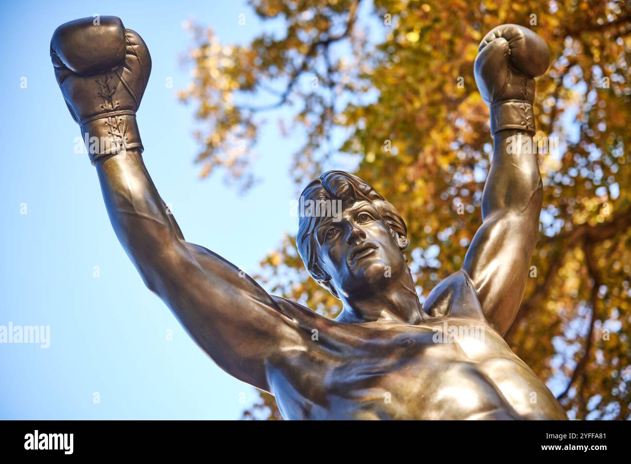 Rocky steps sylvester stallone hi-res stock photography and images - Alamy