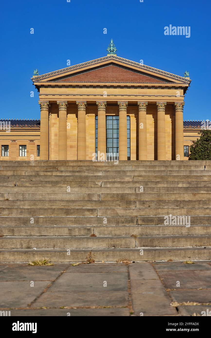 Philadelphia Philadelphia Museum of Art Steps Stock Photo - Alamy