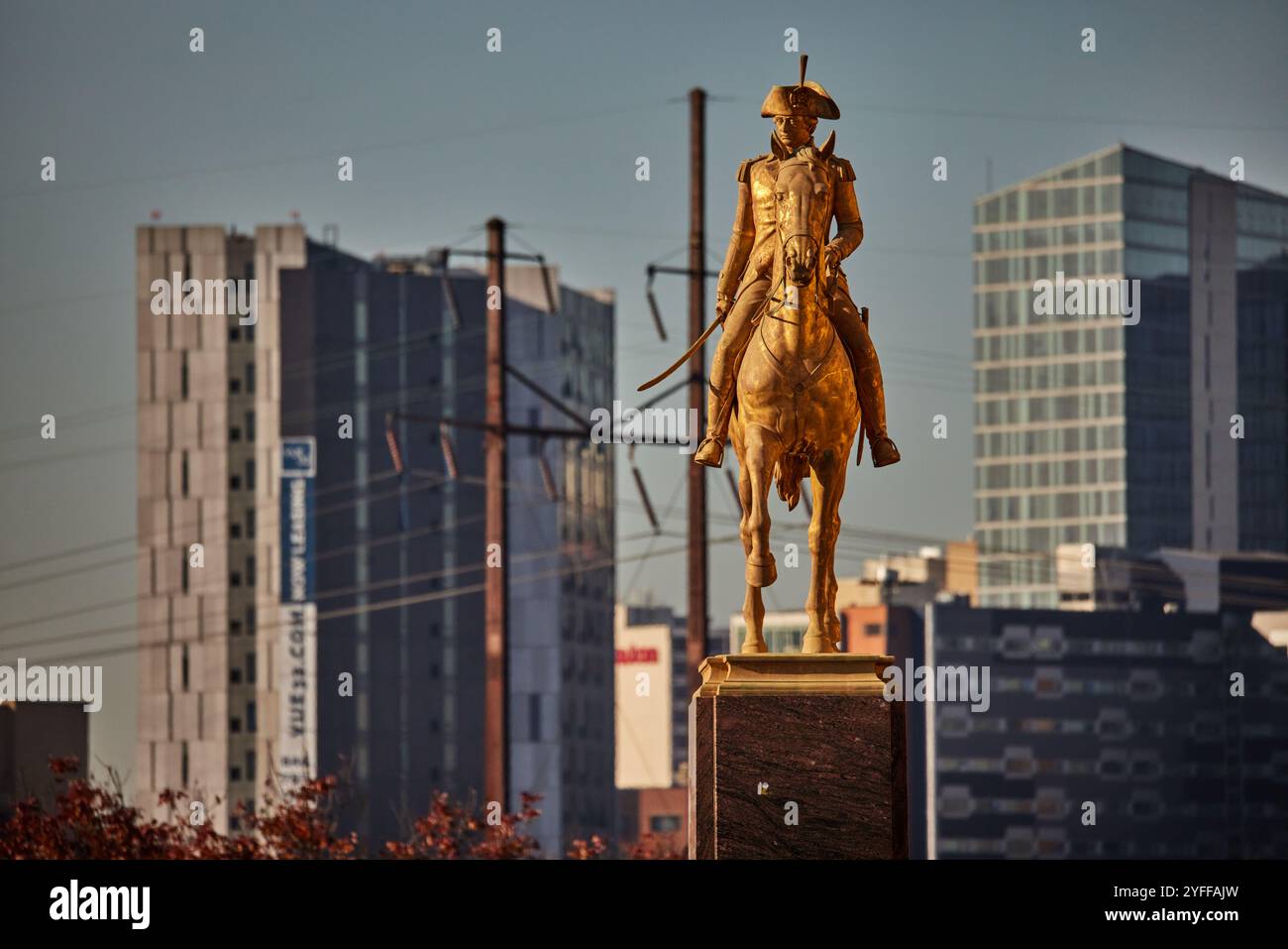 Philadelphia Philadelphia Museum of Art statue of General Anthony Wayne ...