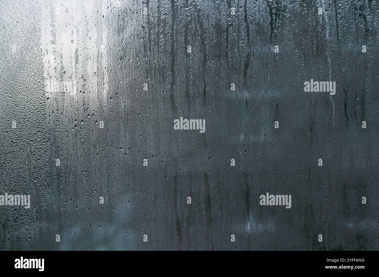 condensation on the glass. The windows are fogged up Stock Photo - Alamy