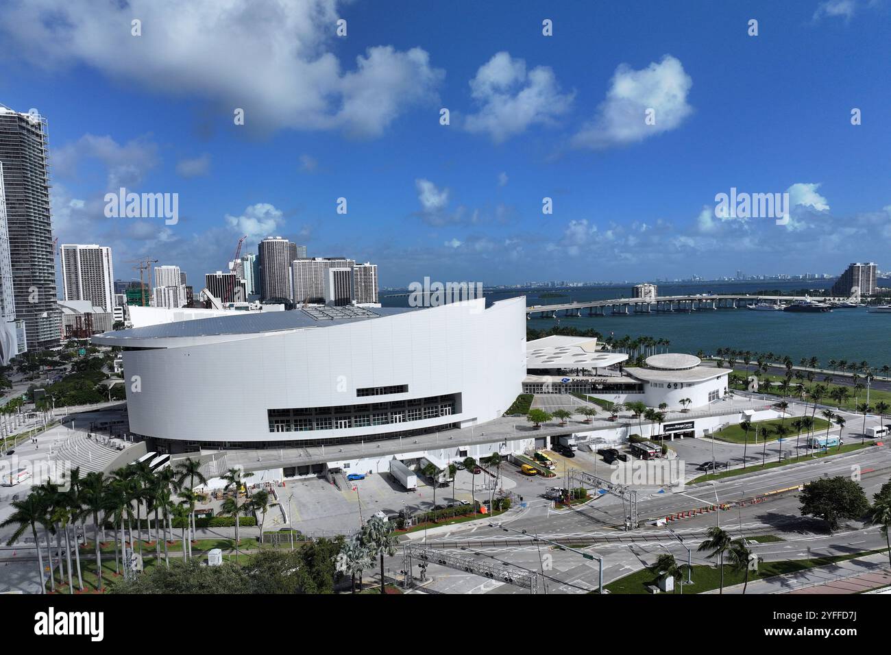 Miami, United States. 30th Oct, 2024. A general overall aerial view of ...