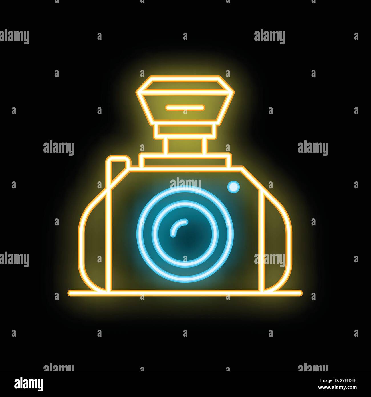 Dark background video glowing neon Stock Vector Images - Alamy