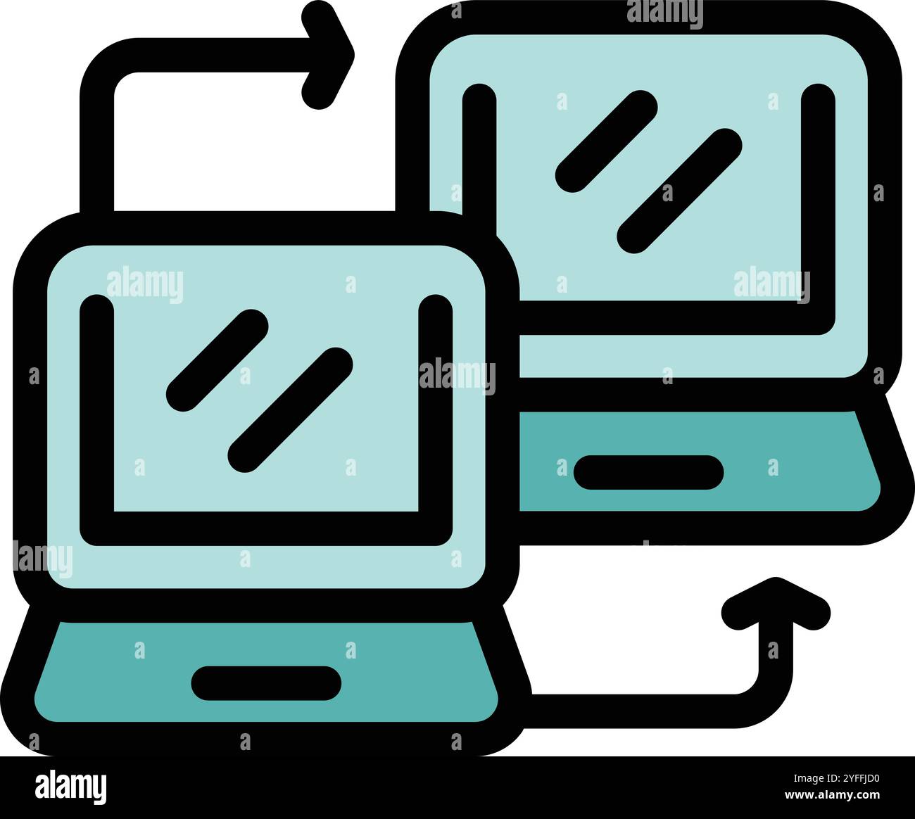 Vector flat concept illustrates hi-res stock photography and images - Alamy