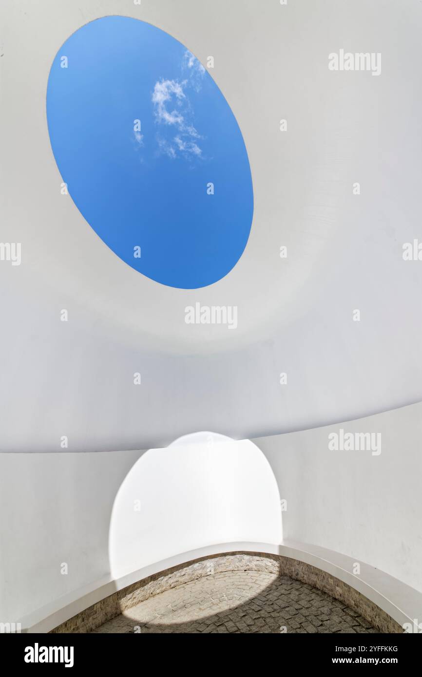 James Turrell’s “Tewlwolow Kernow” (Twilight Cornwall), an elyptical ...