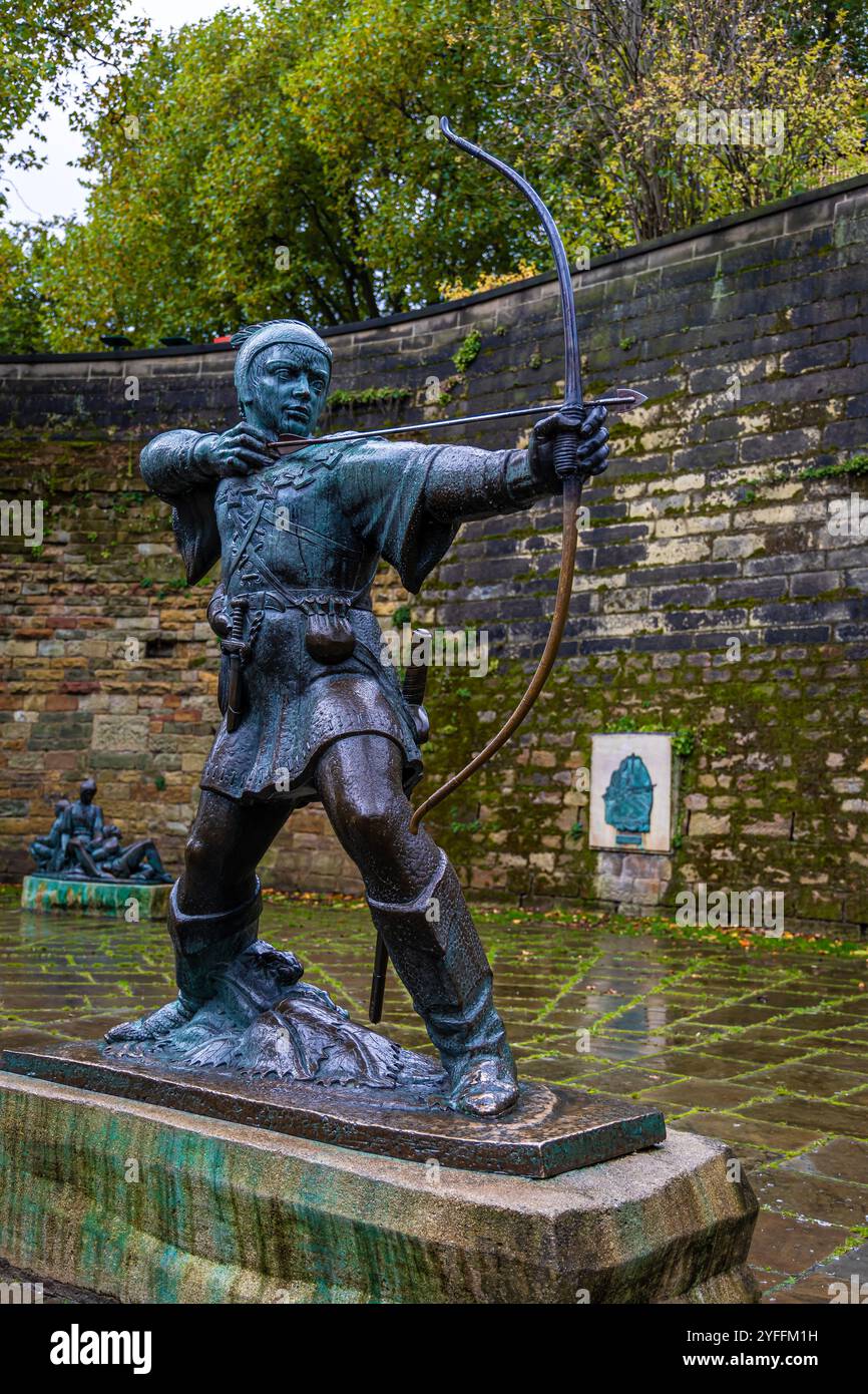 Nottingham city plan hi-res stock photography and images - Alamy