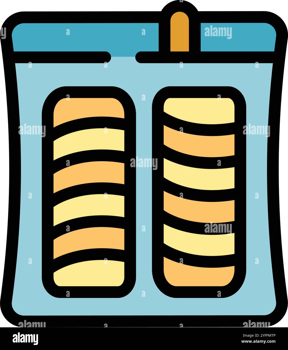 Holding sweets packaging Stock Vector Images - Alamy