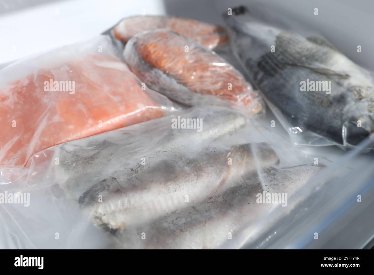 Food fish with plastic inside hi-res stock photography and images - Alamy