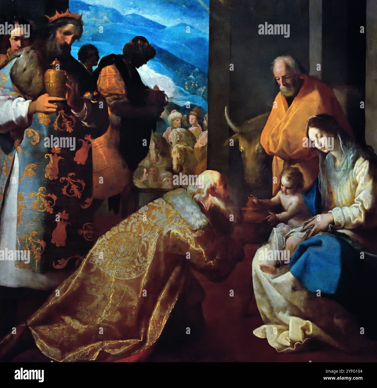 Adoration of the magi by cajes eugenio hi-res stock photography and ...