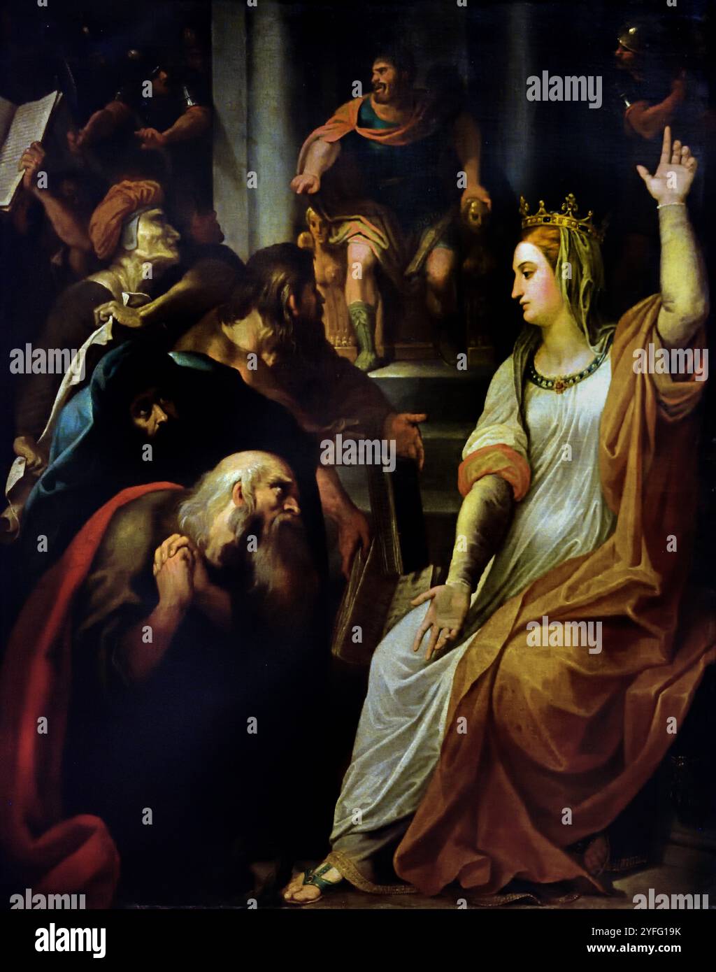 The Dispute of Saint Catherine of Alexandria 1600–1610 Francisco ...