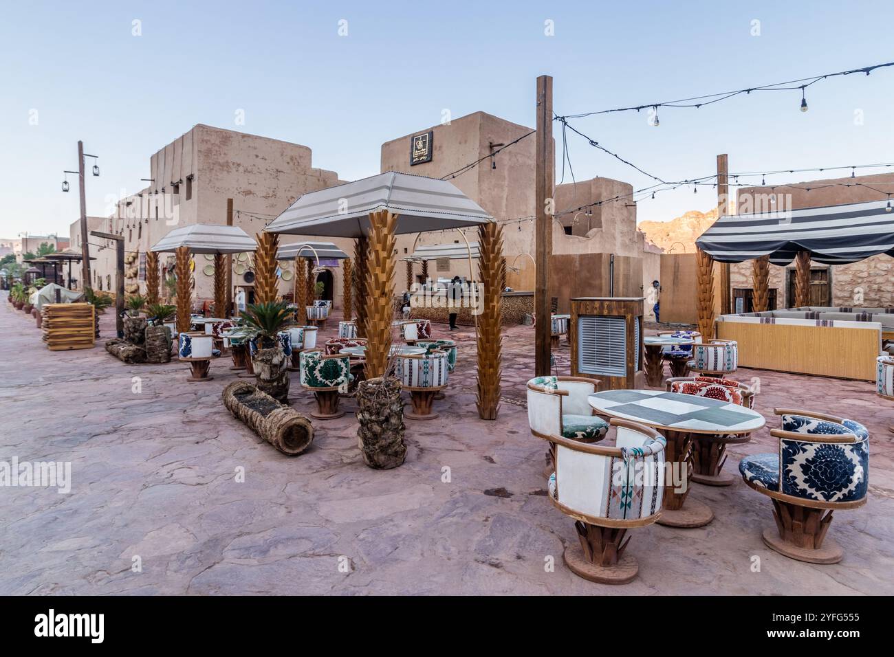 Saudi outdoor cafe hi-res stock photography and images - Alamy