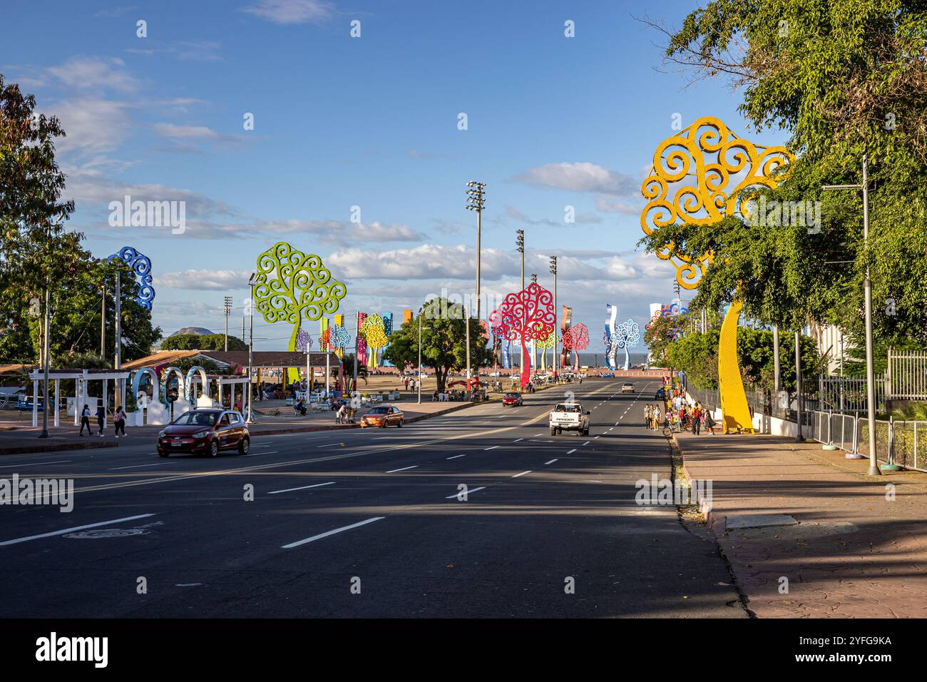 Nicaragua, Managua, The Trees of Life (Árboles de la Vida Stock Photo ...