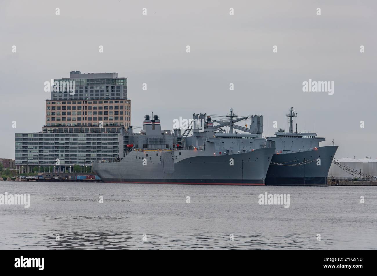 Ships Docked at Locust Point, Baltimore Maryland USA Stock Photo - Alamy