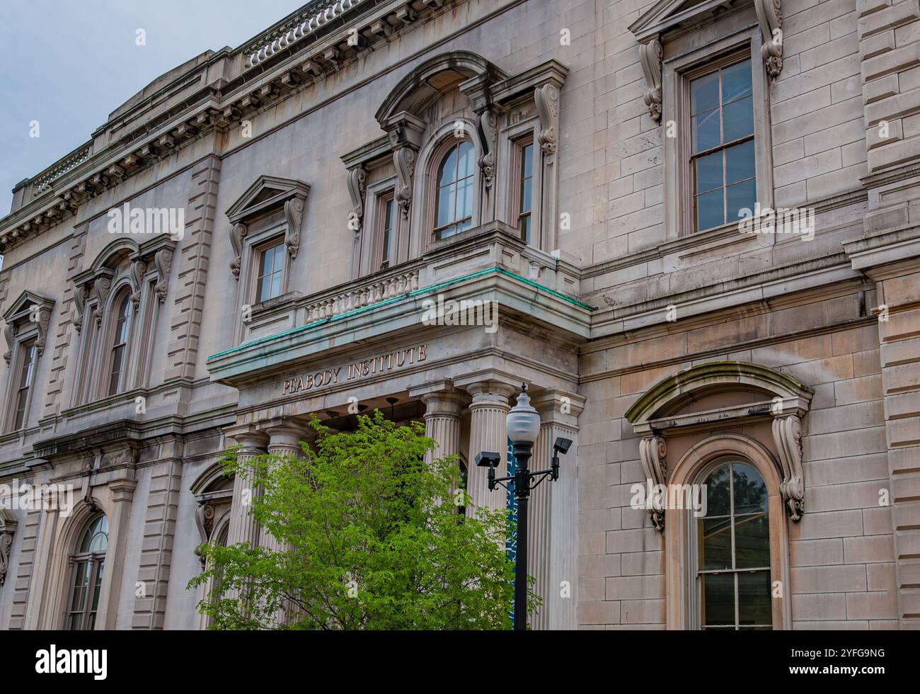 Baltimores Historic Peabody Institute, Maryland USA Stock Photo - Alamy