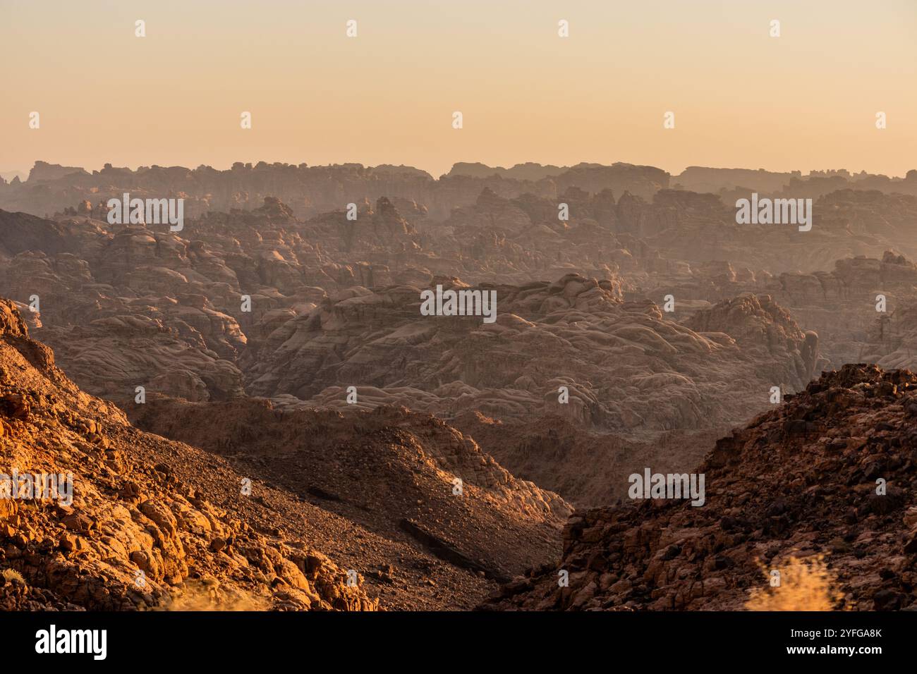 Rocky landscape of Wadi Disah, Saudi Arabia Stock Photo - Alamy