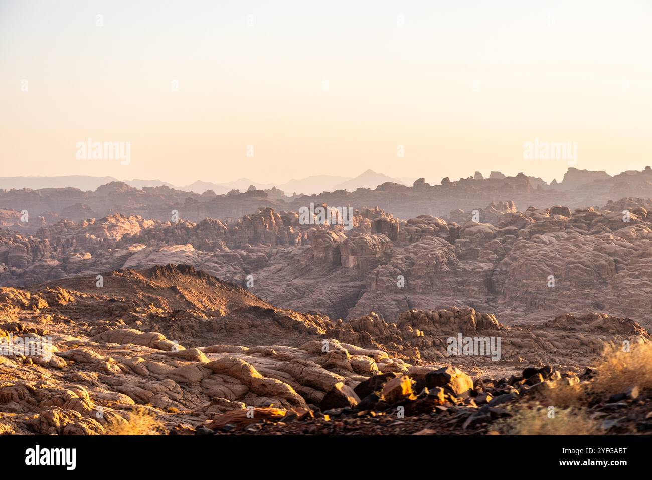 Rocky landscape of Wadi Disah, Saudi Arabia Stock Photo - Alamy