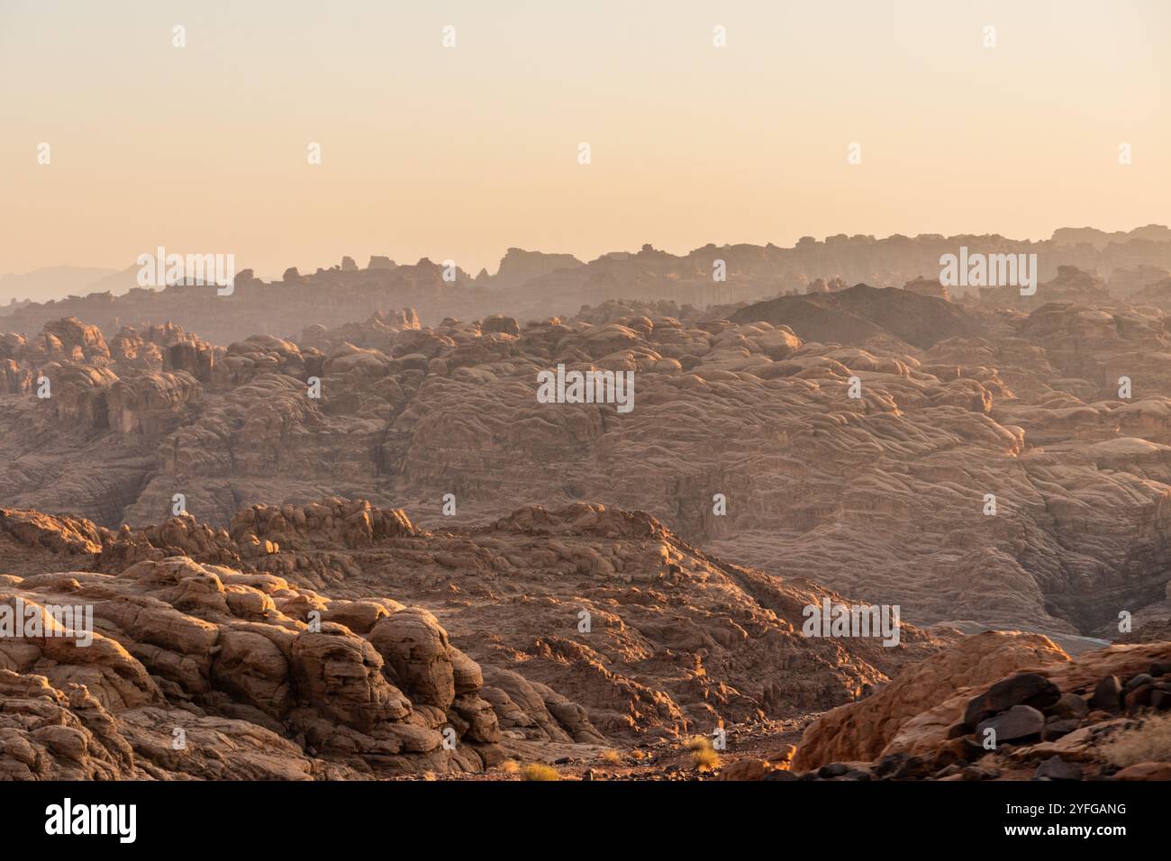 Rocky landscape of Wadi Disah, Saudi Arabia Stock Photo - Alamy