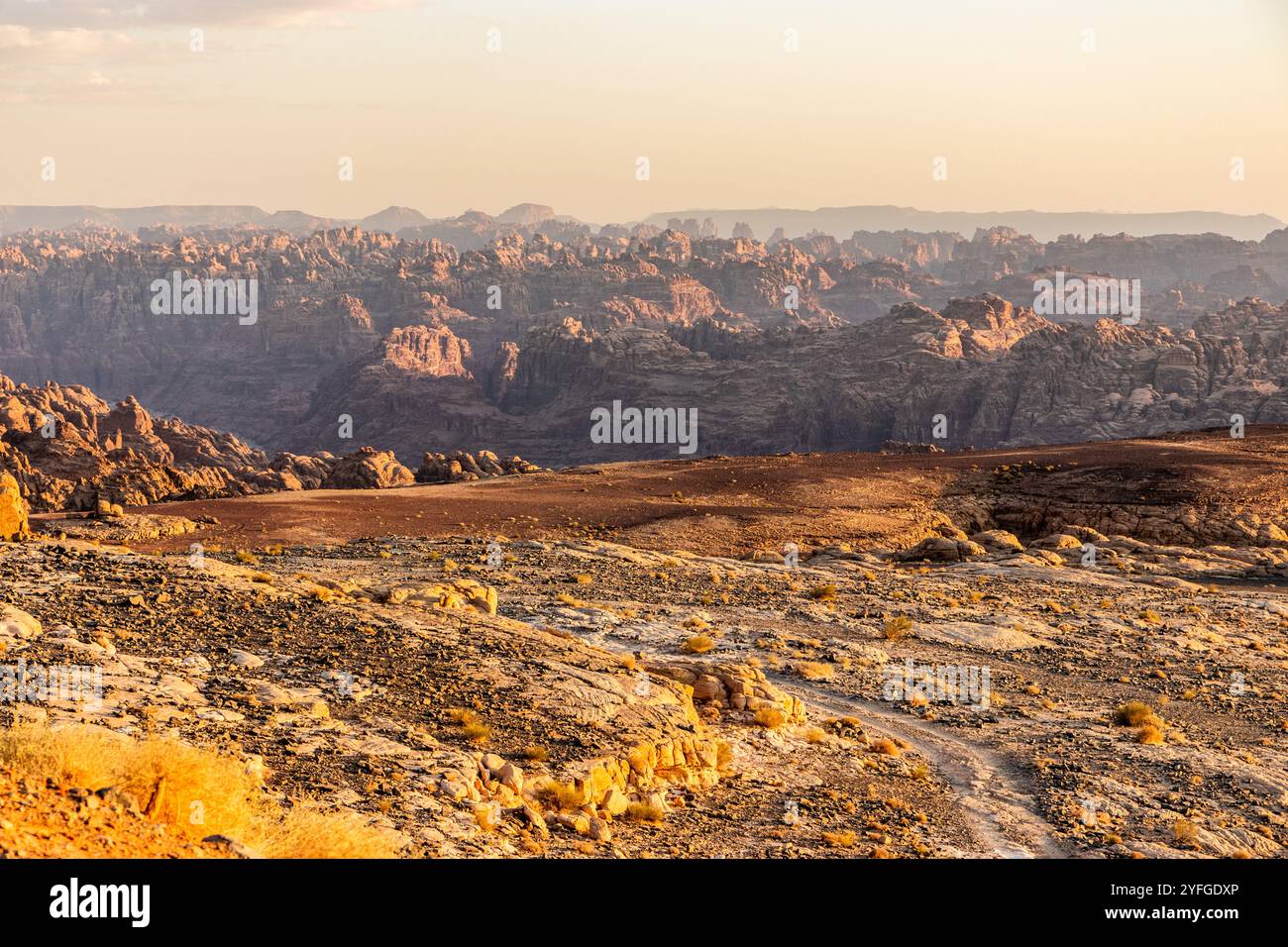 Desert rock cliffs sunset aerial hi-res stock photography and images ...